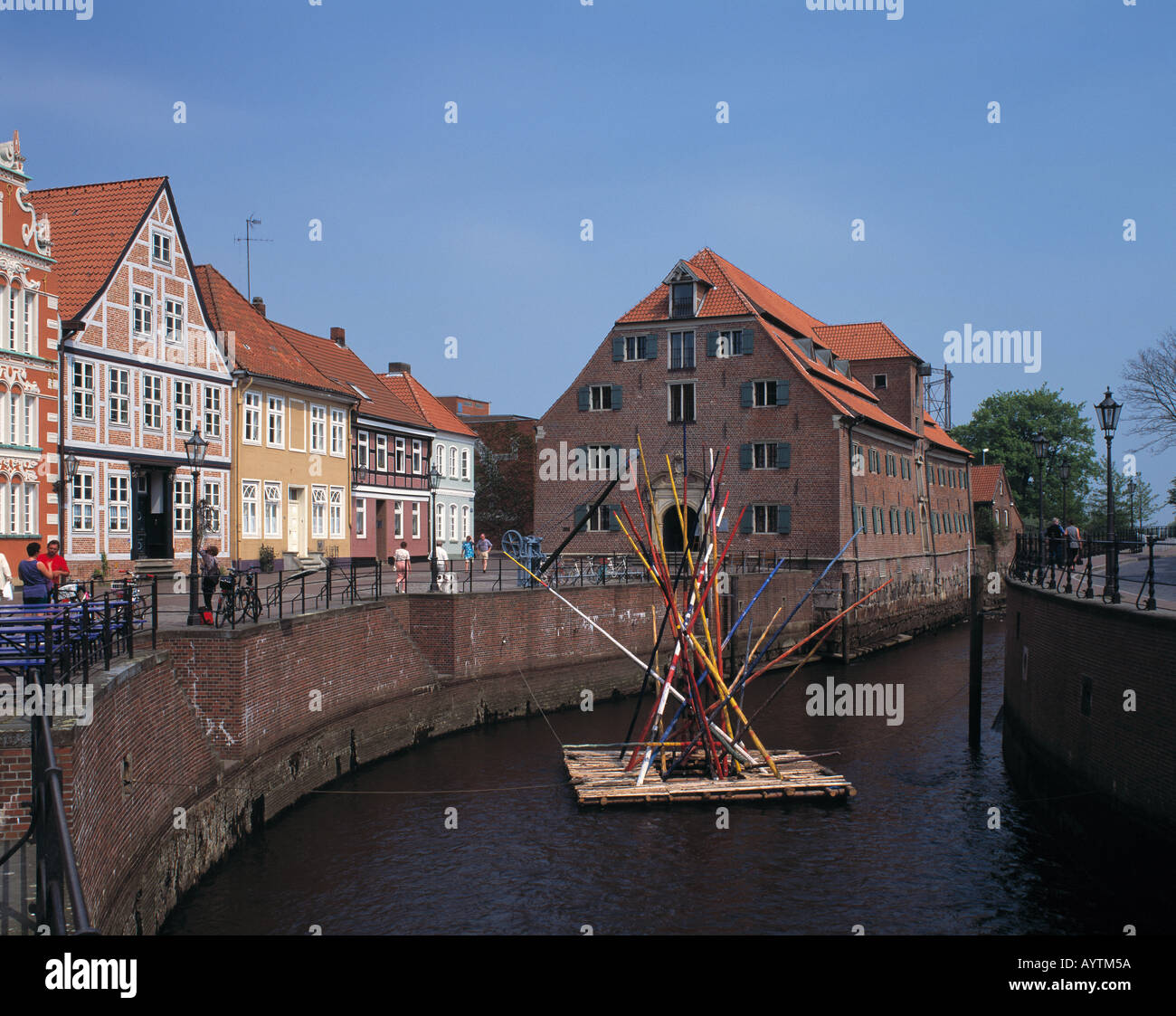 Alter Hafen, Fachwerkhaeuserzeile, Altes Lagerhaus "Schwedenspeicher ...
