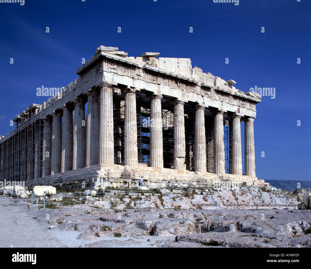 Parthenon-Tempel Auf der Akropolis in Athen Stockfoto, Bild: 5612072 ...