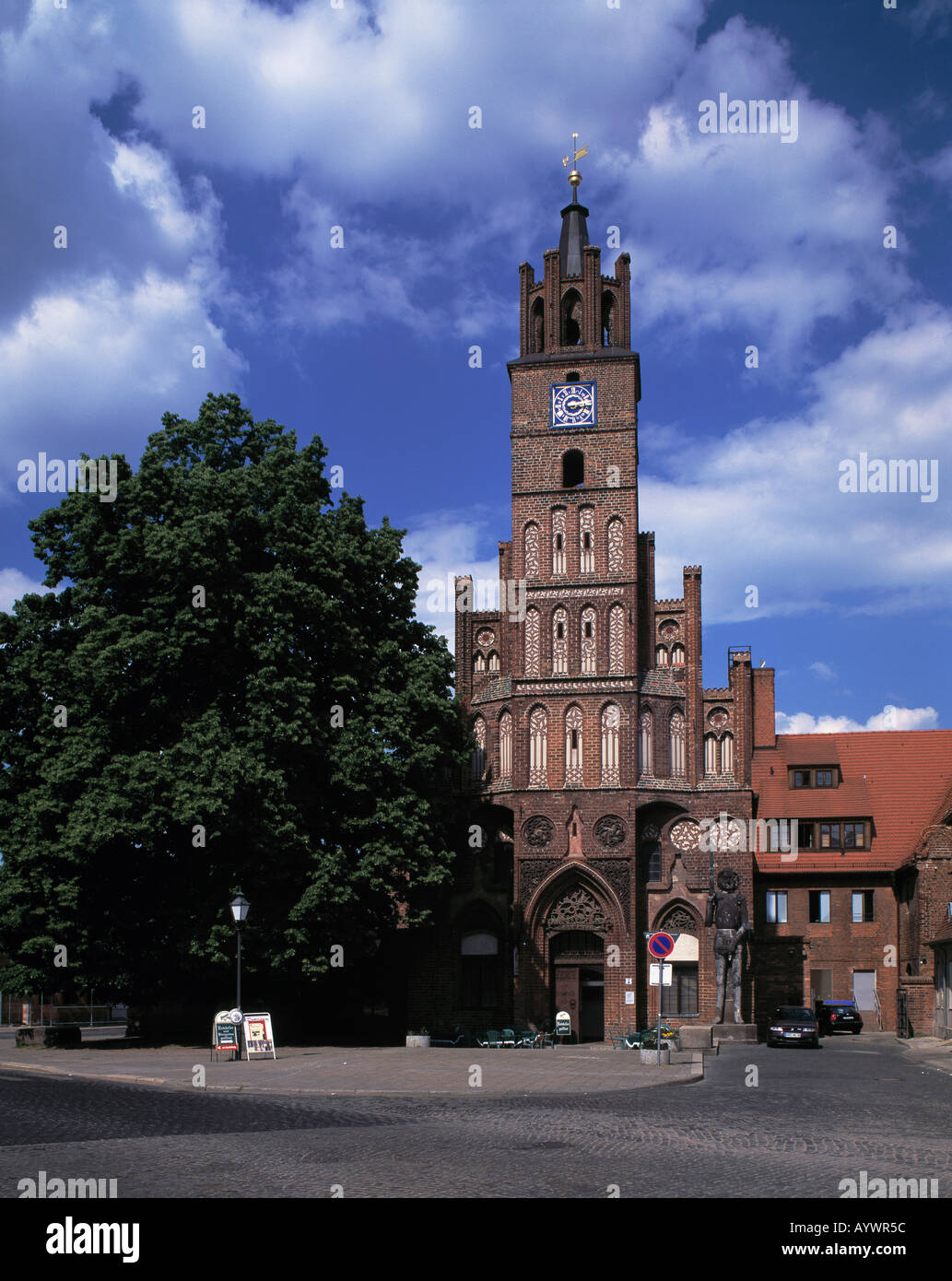 Altstadtrathaus, Backsteingotik, Rathaus in der Altstadt von ...