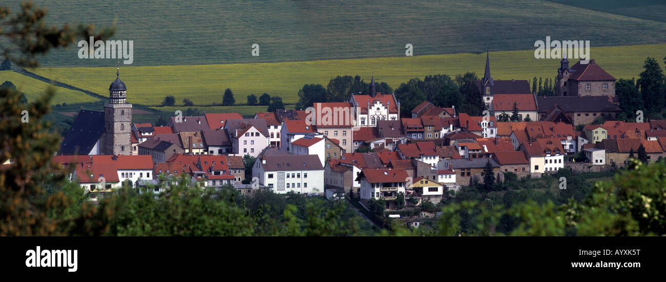 DEUTSCHLAND DIE STADT GEISA IN THÜRINGEN IN DER RHÖN BERGE 2008 ...
