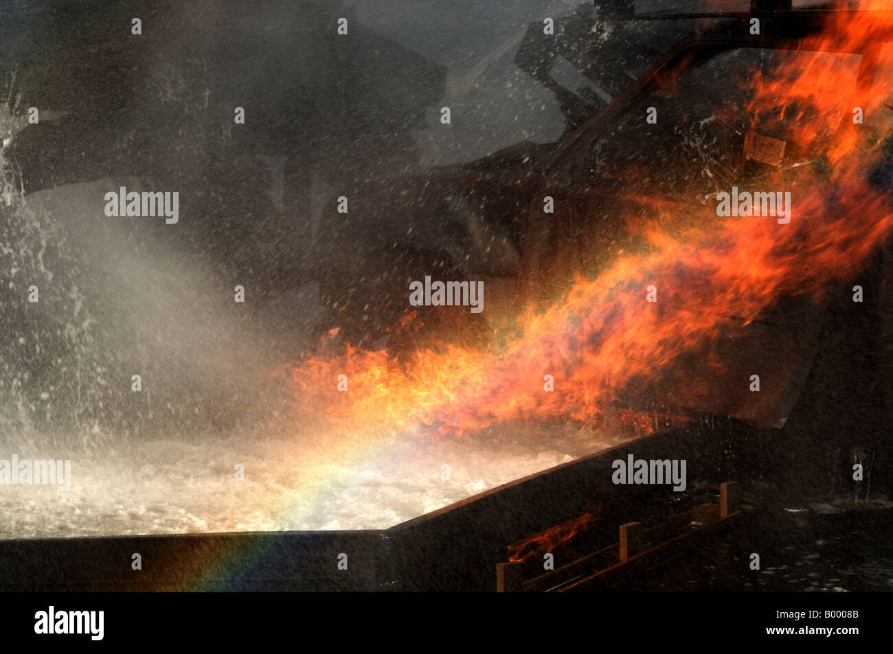 Hafen von Rotterdam Maasvlakte Falck Risc Feuer und Sicherheit ...