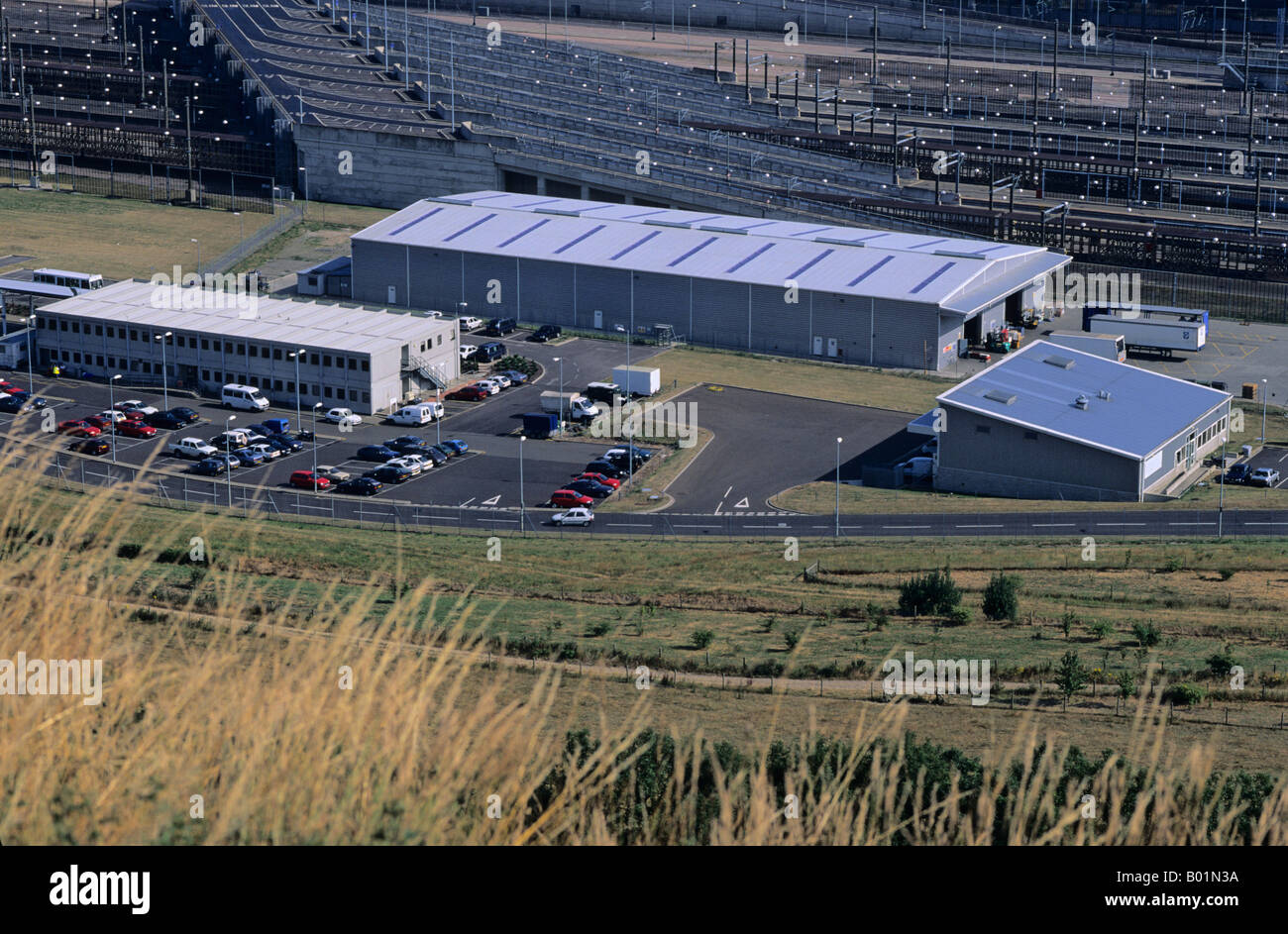 Channel tunnel terminal folkestone kent -Fotos und -Bildmaterial in ...