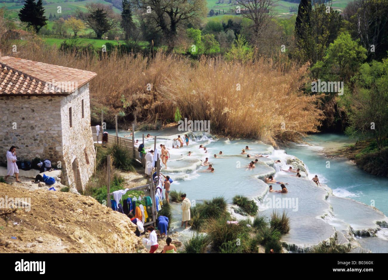 Cascate del Mulino, Terme di Saturnia, Maremma, Provinz Grosseto ...