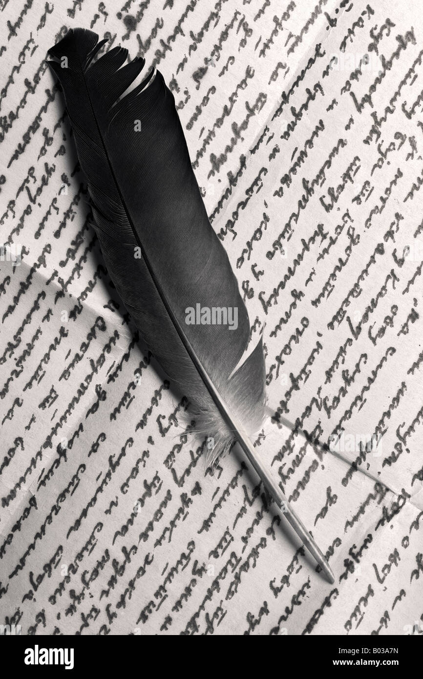 Quill letter writing -Fotos und -Bildmaterial in hoher Auflösung – Alamy