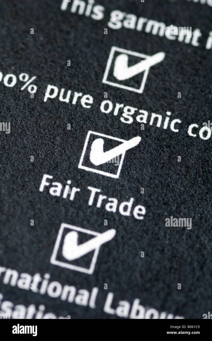 Fair trade label -Fotos und -Bildmaterial in hoher Auflösung – Alamy