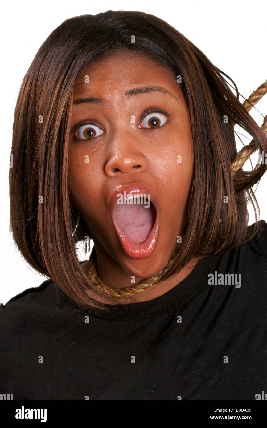 Strangle neck girl -Fotos und -Bildmaterial in hoher Auflösung – Alamy