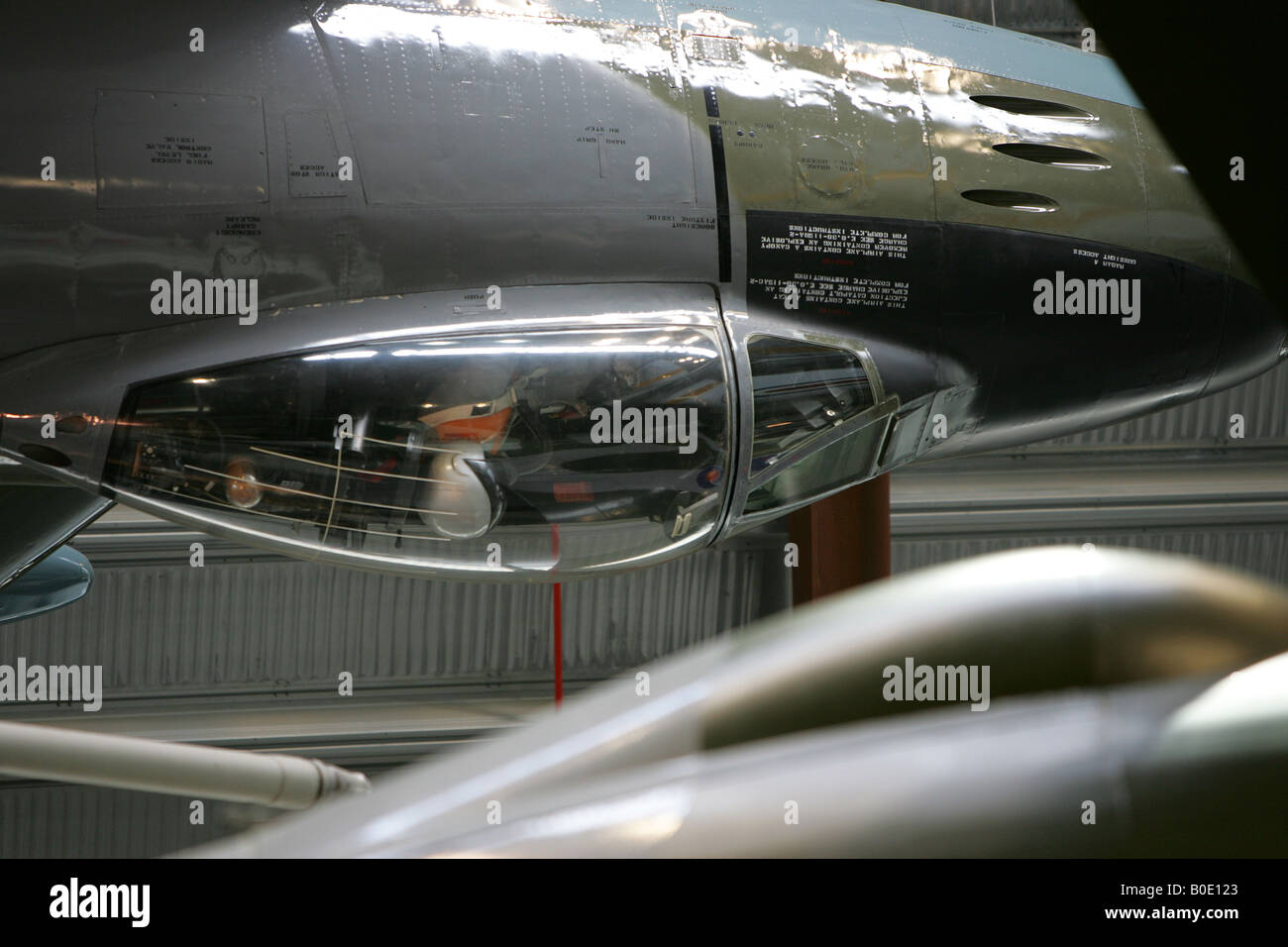 RAF SABRE FIGHTER AIRCRAFT IMPERIAL WAR MUSEUM Stockfotografie - Alamy