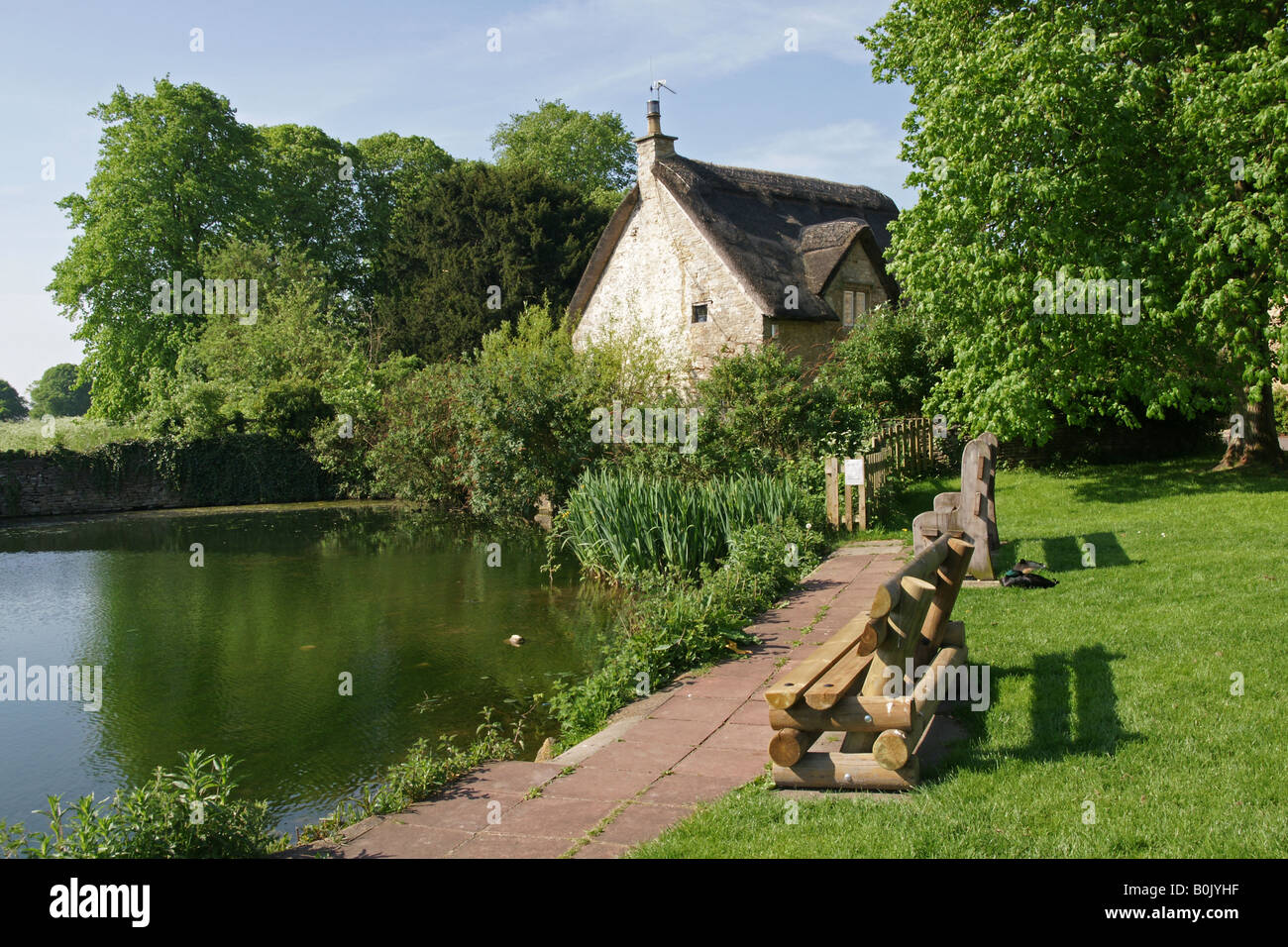 Biddestone Wiltshire England Stockfotografie - Alamy