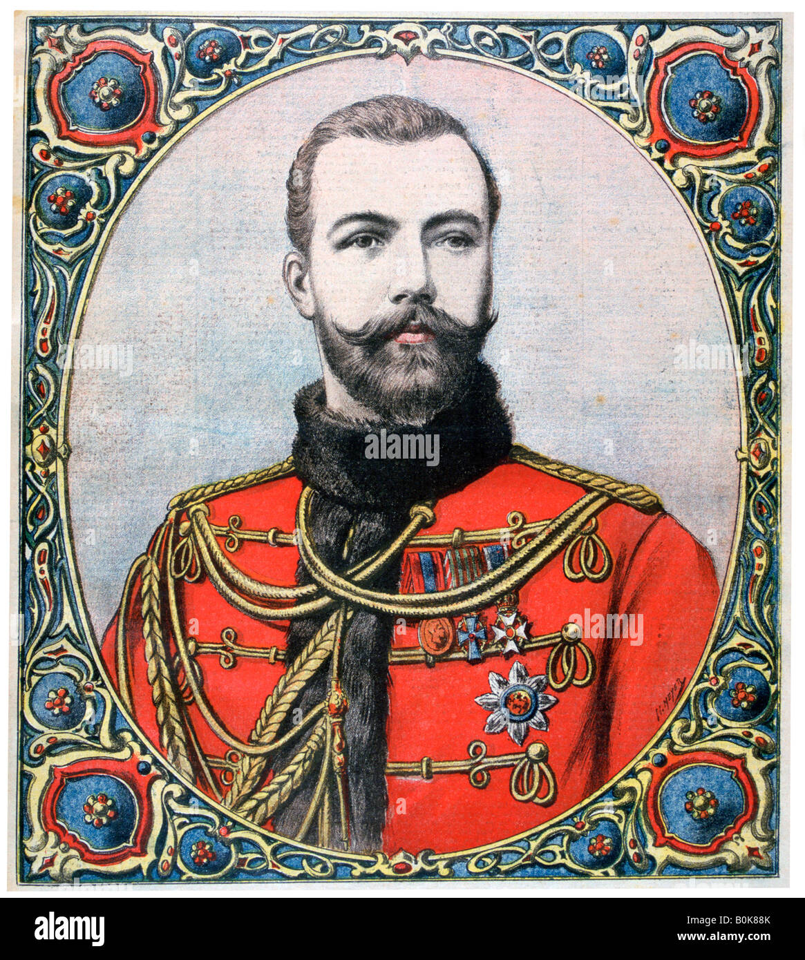 Zar Nikolaus II von Russland, 1894. Künstler: Henri Meyer ...