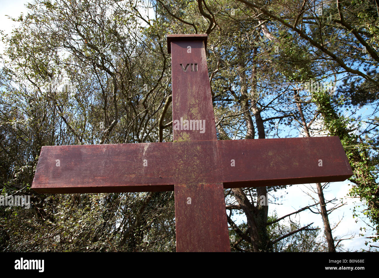 Stationen des Kreuzweges Kruzifixe für die Pilger auf die Besteigung ...