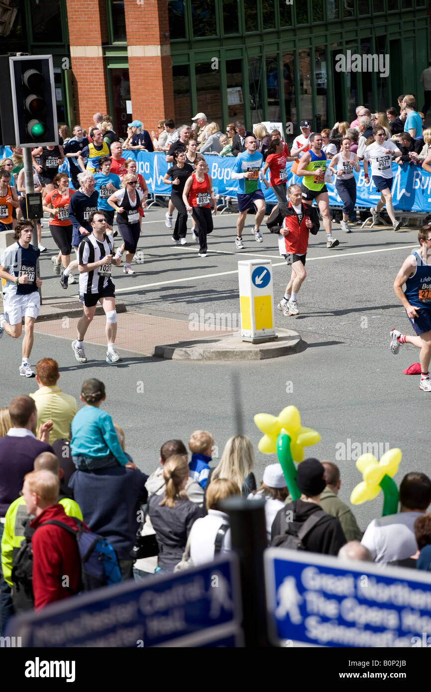 Manchester 10K Greatrun Mai 2008 Stockfotografie - Alamy
