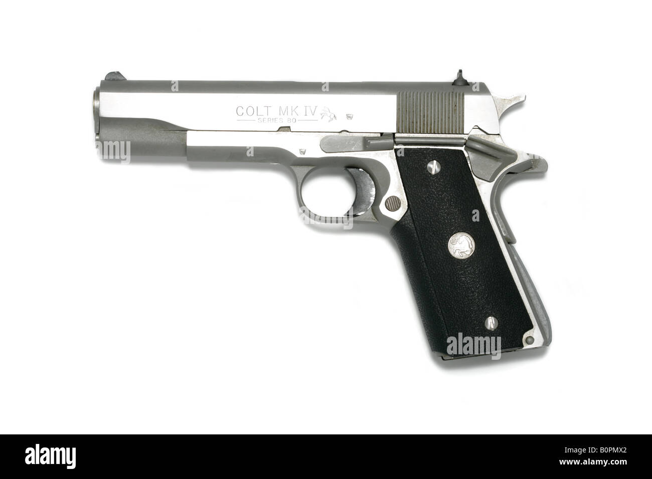 Hand Pistole Pistole Pistole Colt MK IV Serie 80 Stockfotografie - Alamy