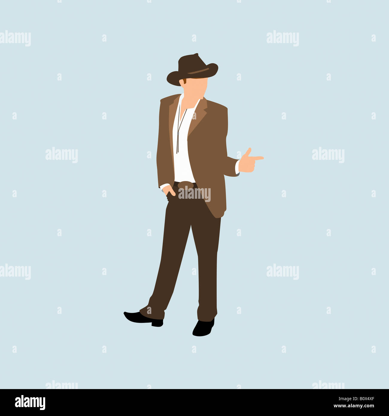 Cowboy Illustration Stockfotos & Cowboy Illustration Bilder - Alamy
