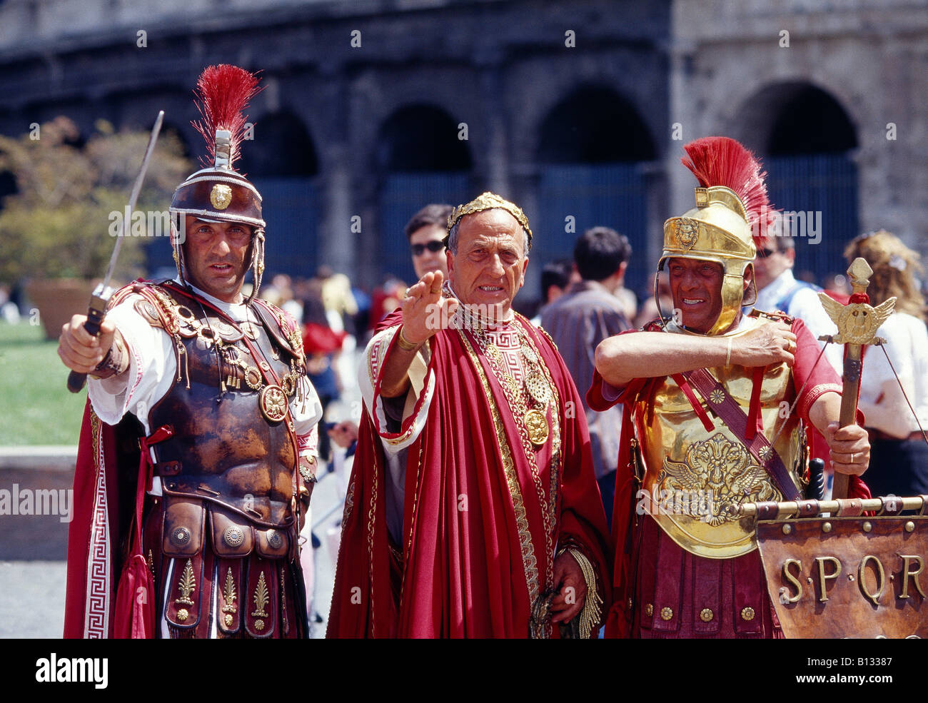 Rom, Kolosseum Gladiatoren Stockfotografie - Alamy