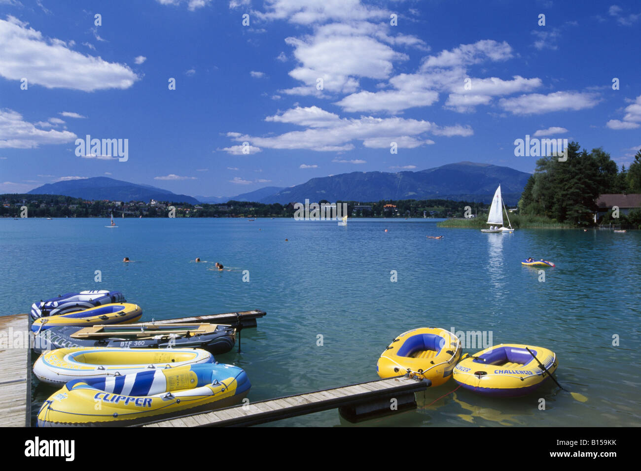Sehen, Faaker See, Kärnten, Österreich Stockfotografie - Alamy