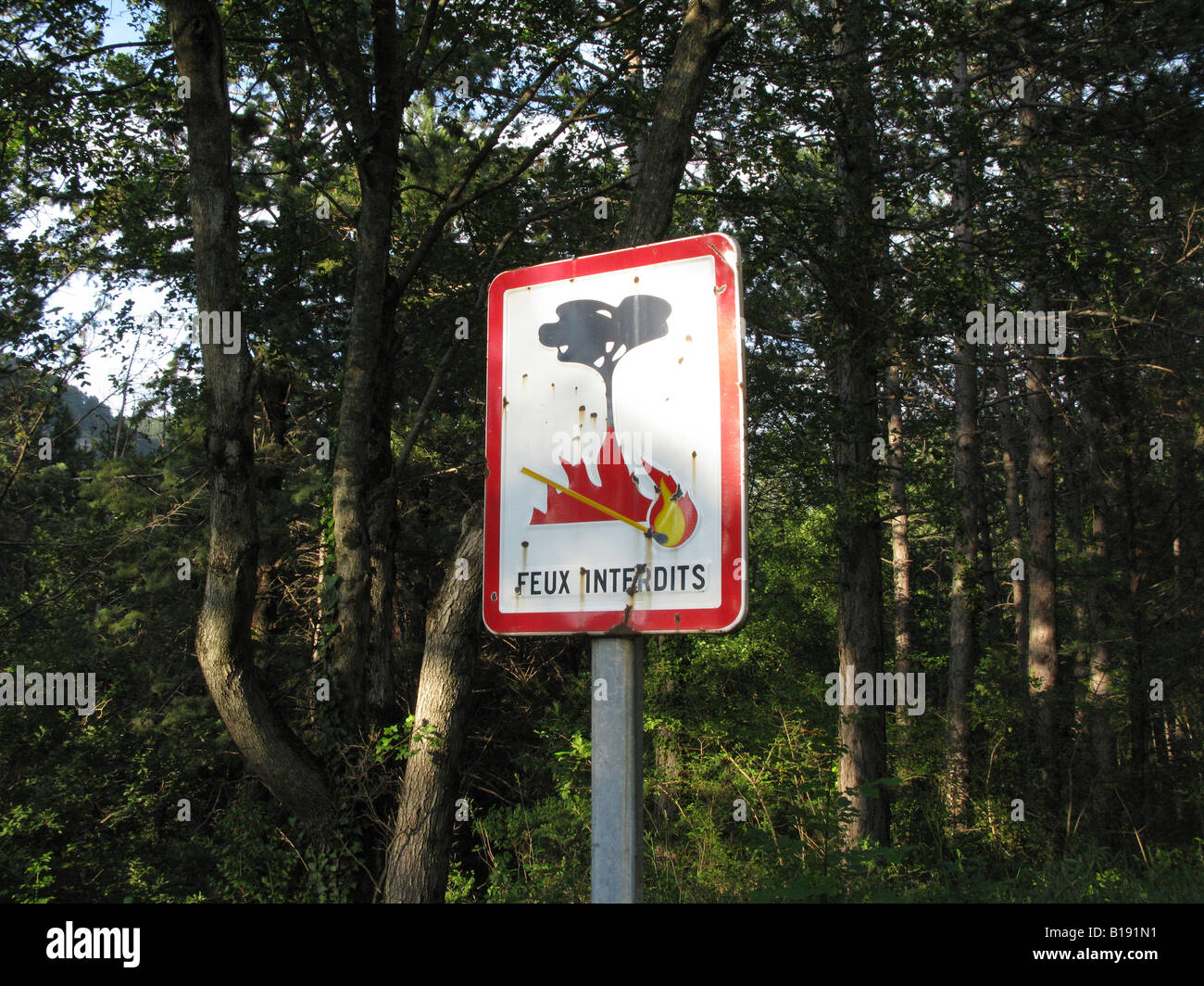 Feux interdits Stockfotos und -bilder Kaufen - Alamy