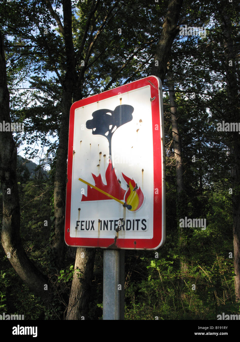 Feux interdits Stockfotos und -bilder Kaufen - Alamy