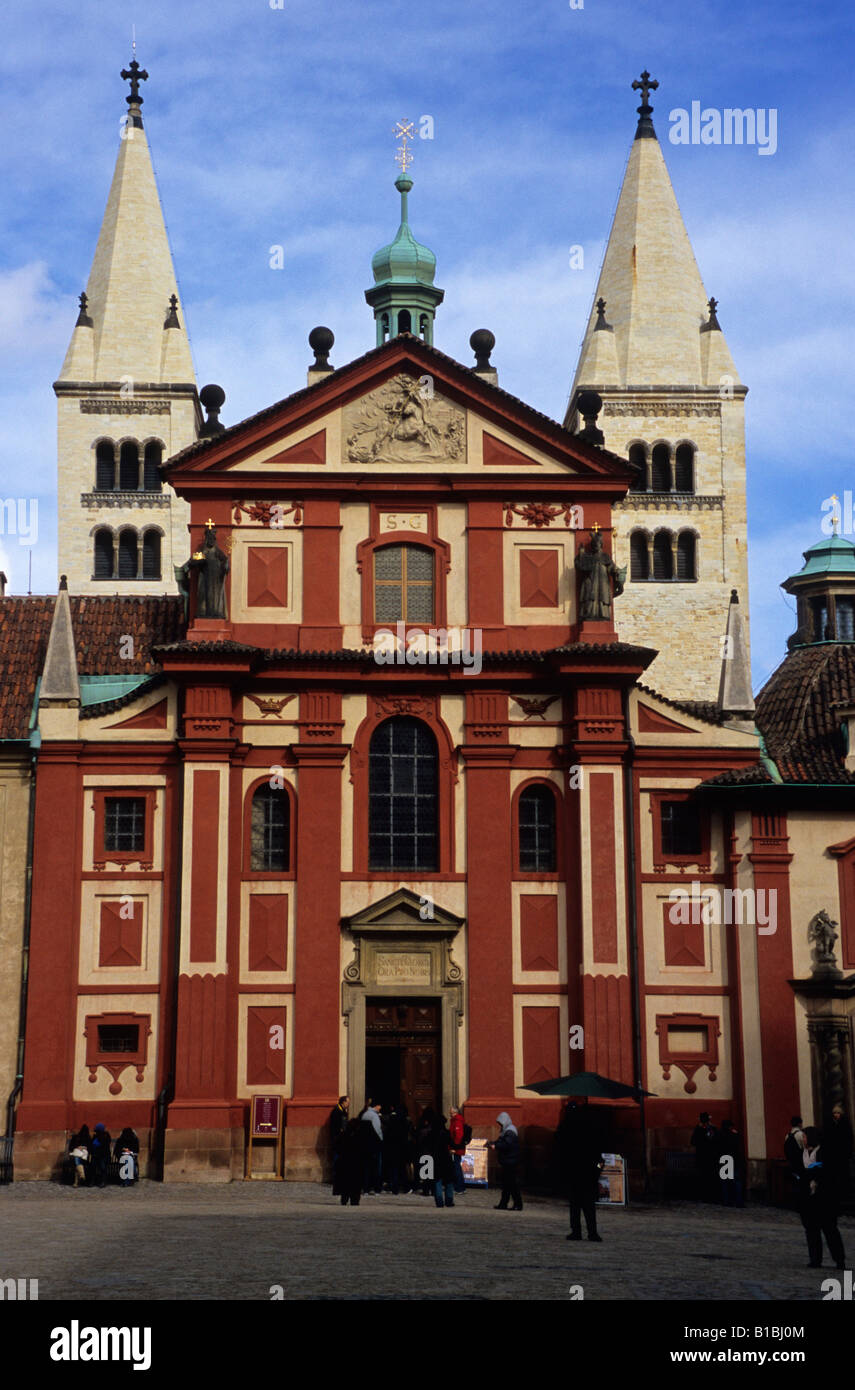 Basilica St George Prague Castle Stockfotos und -bilder Kaufen - Alamy