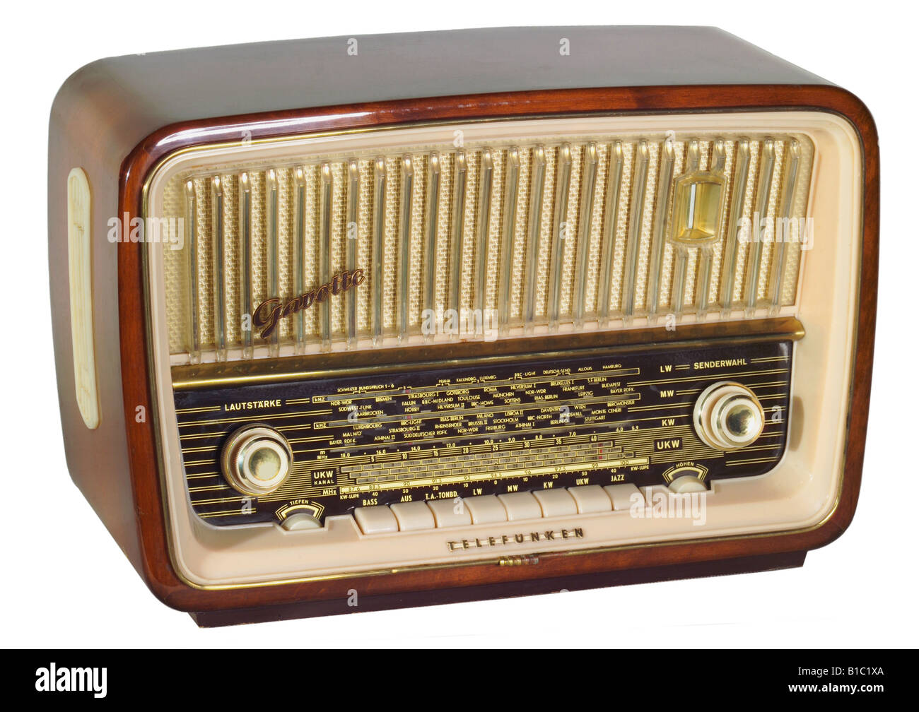 Rundfunk, Radio, Radiogeräte, Modelle, Modell Telefunken Gavotte 1253 ...