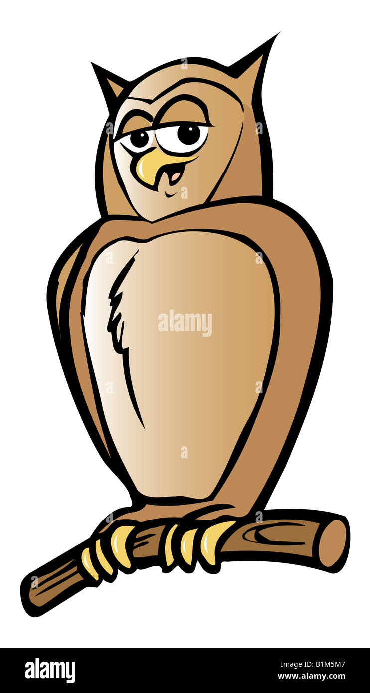 Cartoon eule -Fotos und -Bildmaterial in hoher Auflösung – Alamy