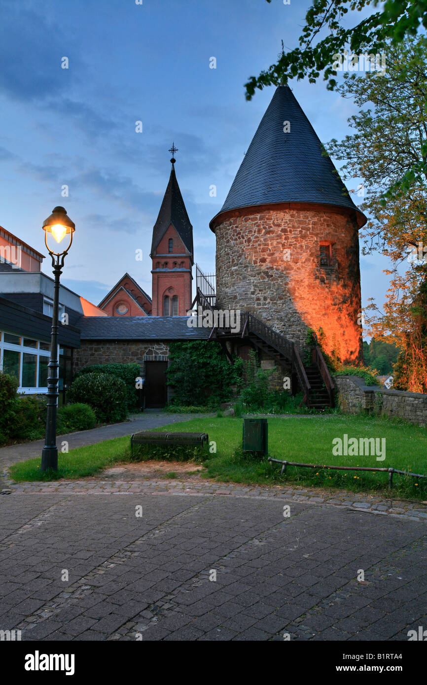 Hexenturm, Hexenturm in der Stadt Mauer in Olpe, Nordrhein-Westfalen ...