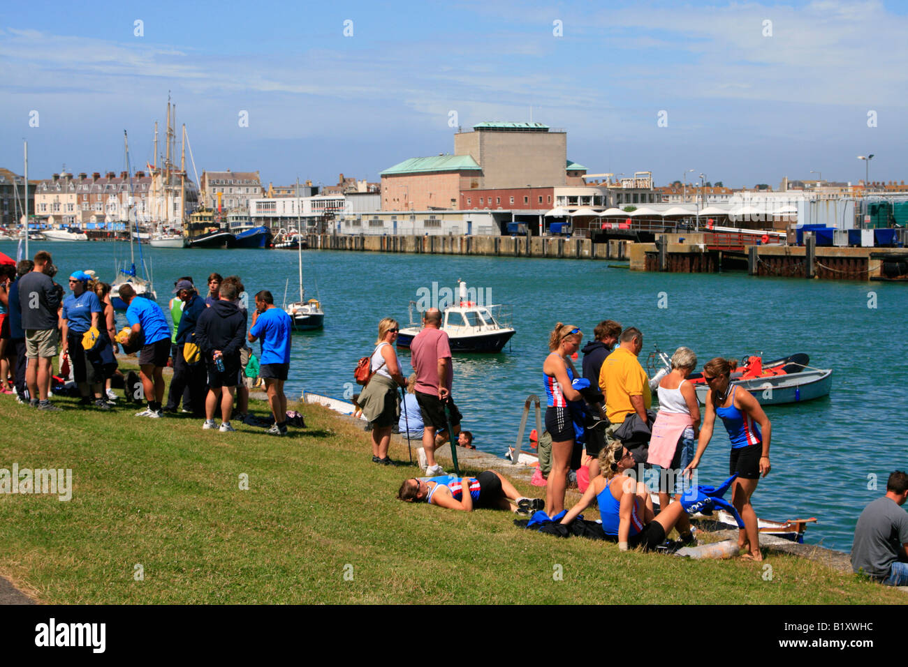 Weymouth Gig Rowing Stockfotos und -bilder Kaufen - Alamy