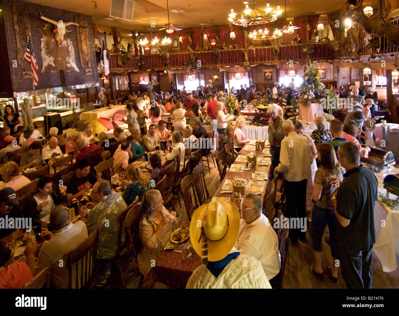 Innen Texas Amarillo The Big Texan Steak Ranch Speisesaal ...
