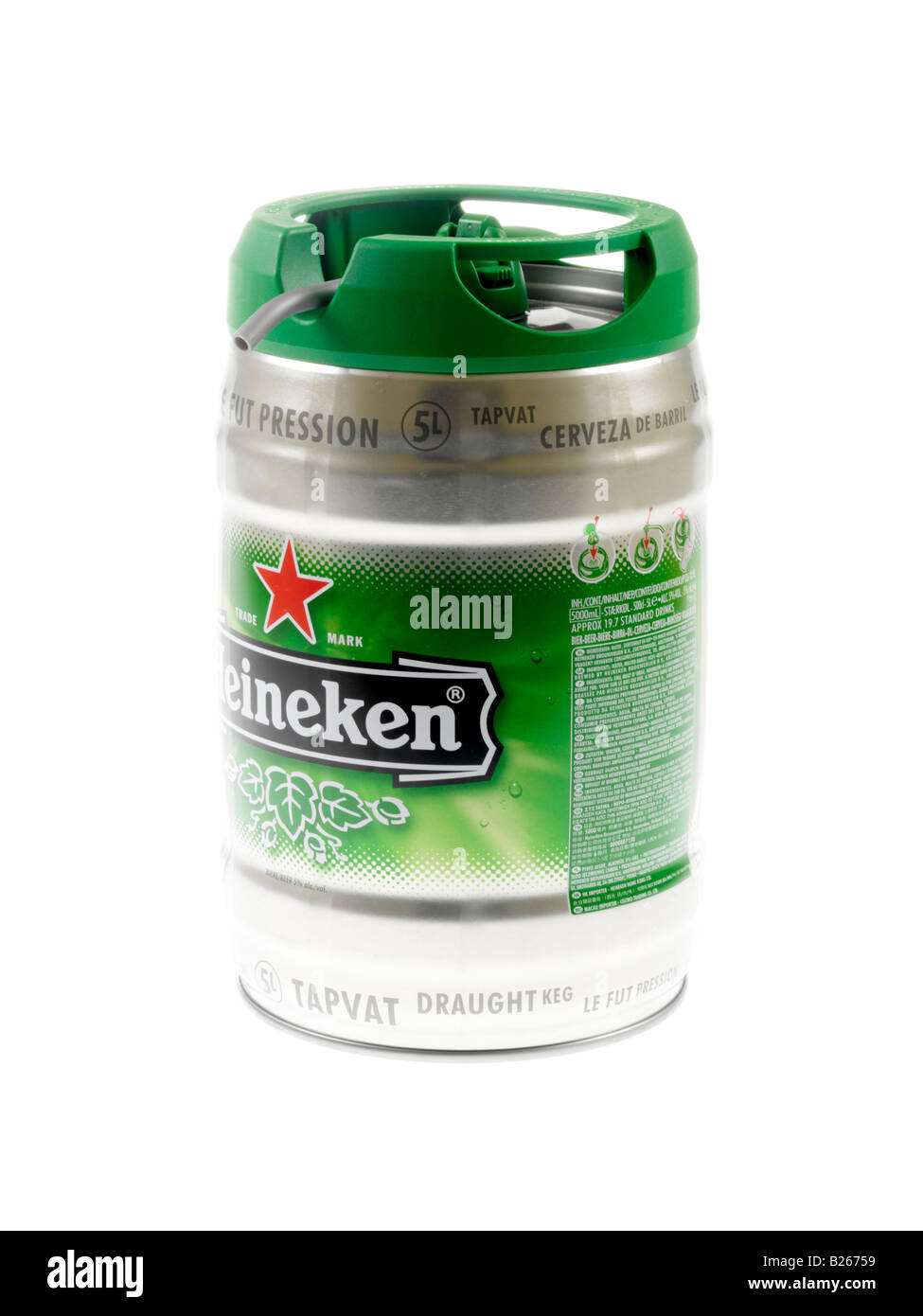 Heineken 5l -Fotos und -Bildmaterial in hoher Auflösung – Alamy