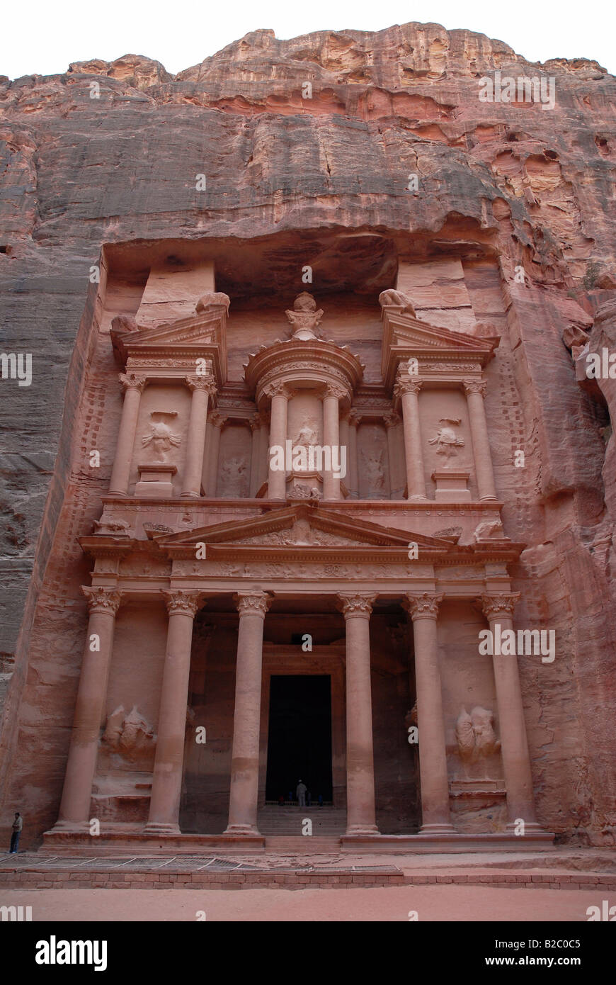 El Khazneh, Treasury, auch Khazne Faraun oder Khaznet Far'oun, der ...