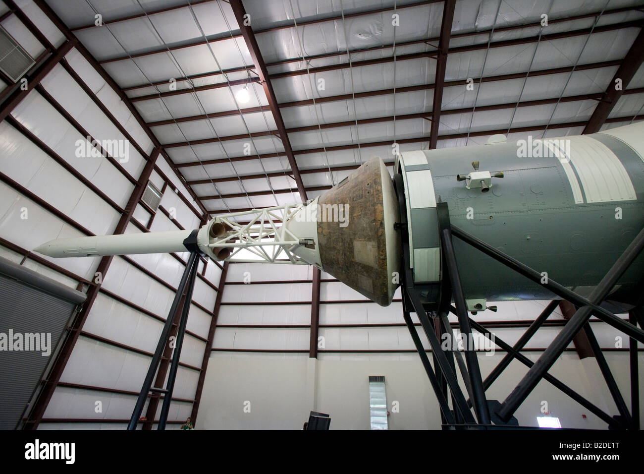 In der Nase einer Saturn V Rakete, NASA Space Administration Houston ...