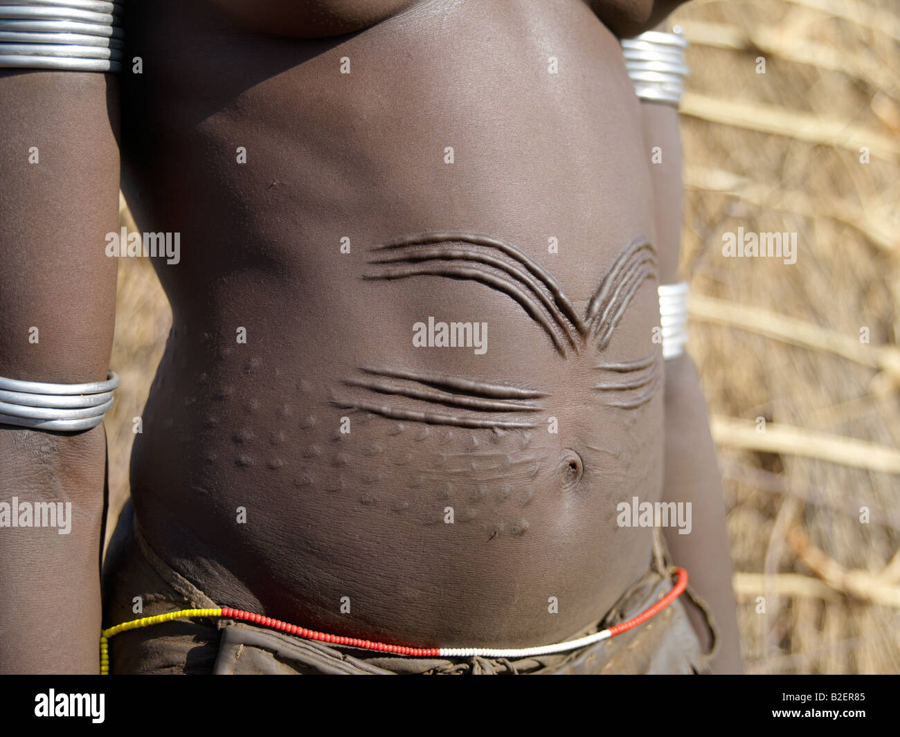 Ritual Africa Scarification Stockfotos und -bilder Kaufen - Alamy