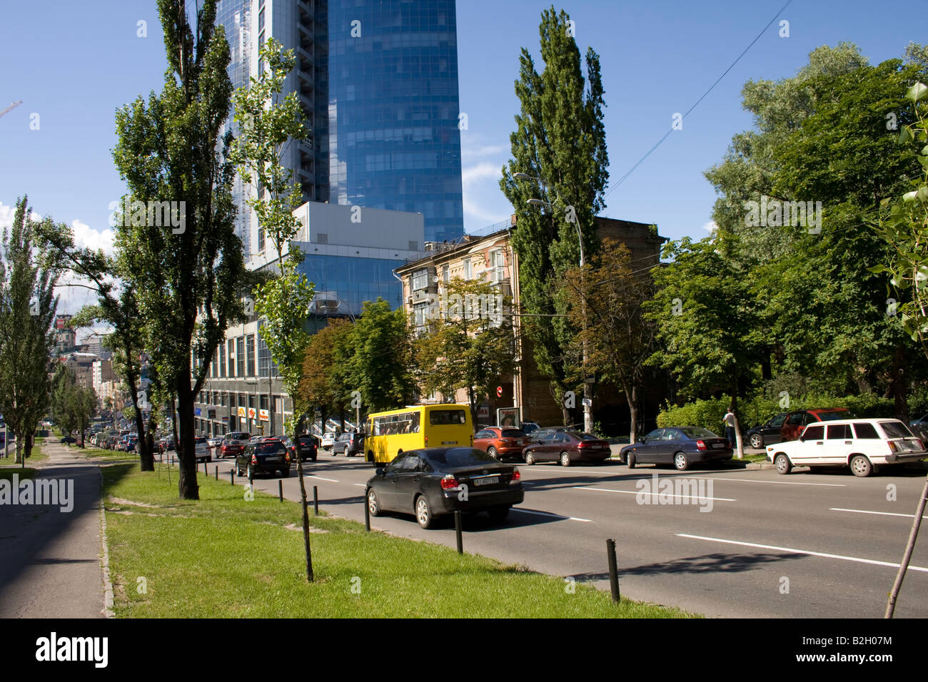 Parus Businesscenter in Kiew, Ukraine Stockfotografie - Alamy