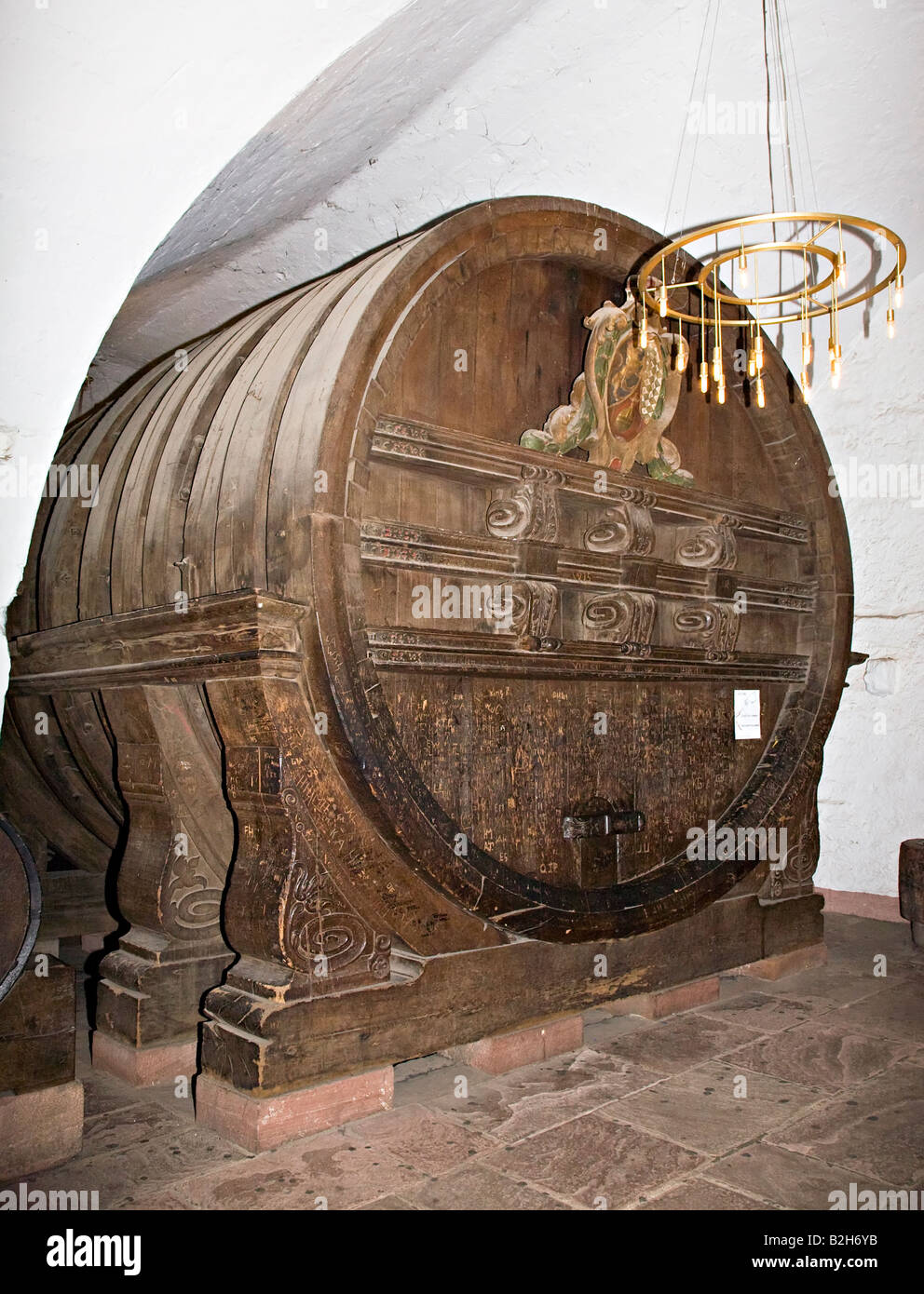 Riesige Eiche Weinfass in Heidelberg Schloss (Heidelberger Schloss ...