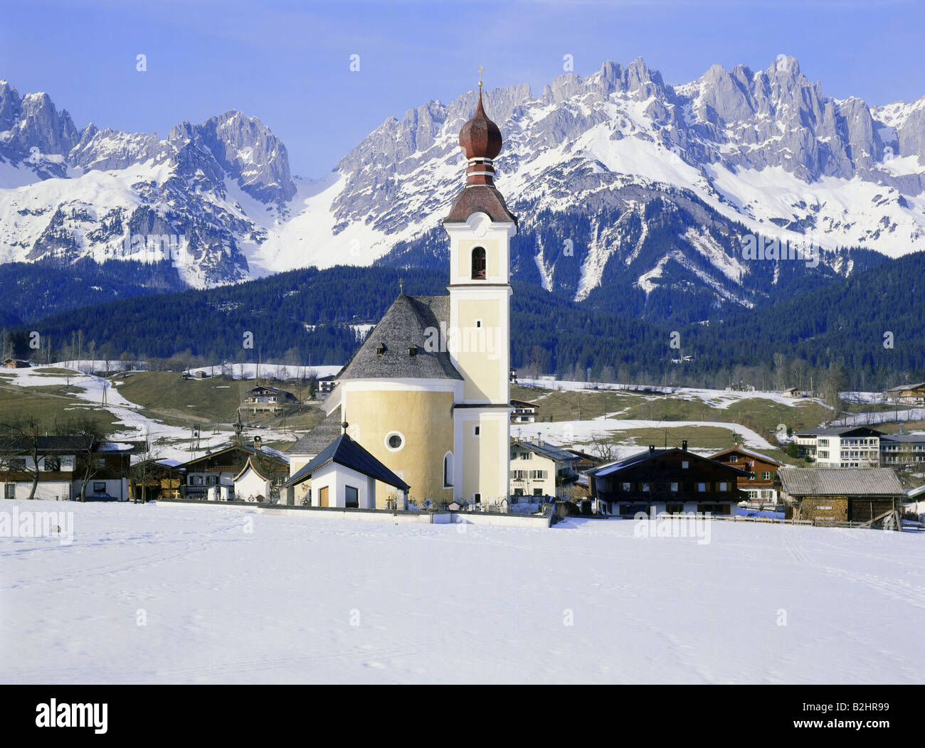 Geographie / Reisen, Österreich, Tirol, Going, Stadtansichten, Ansicht ...