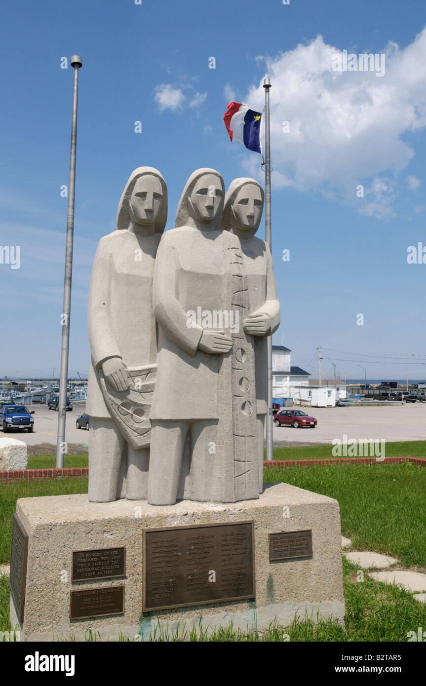 Escuminac Katastrophe Memorial am Miramichi Bay New Brunswick ...