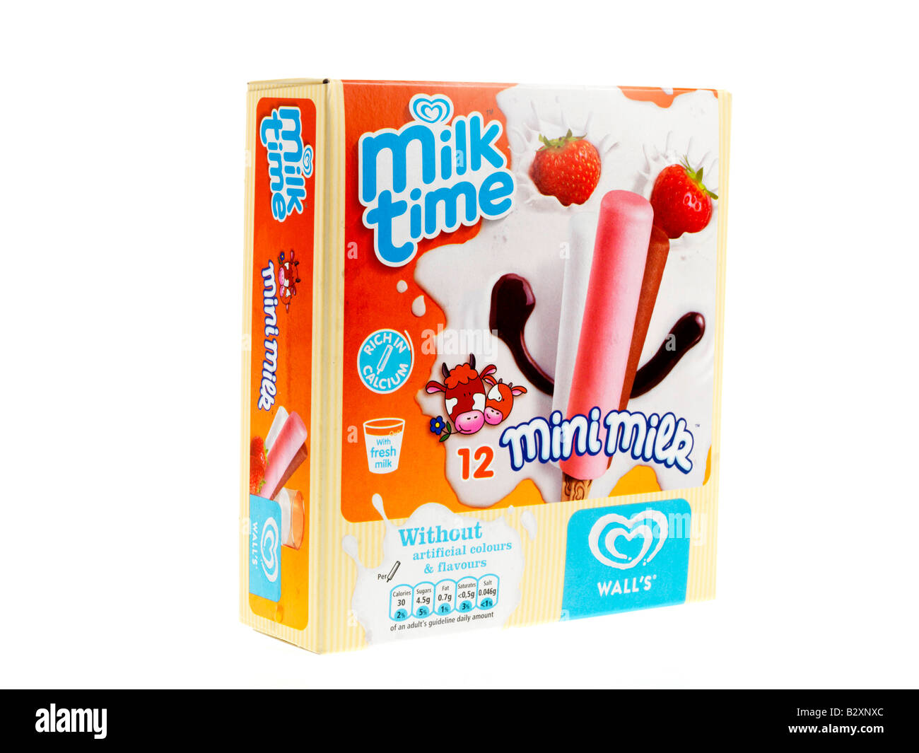 Milk ice lollies store