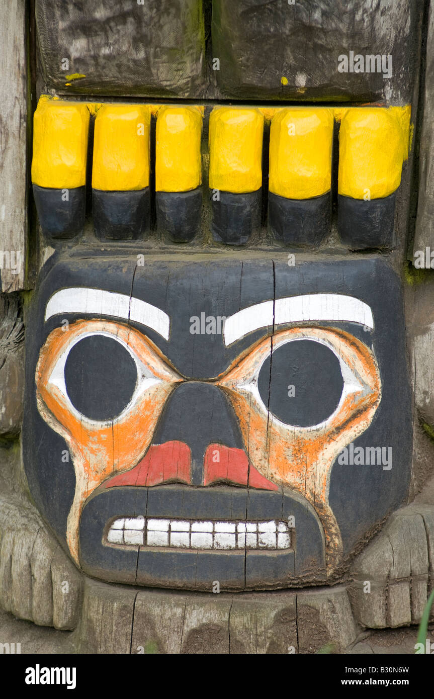 Duncan Stadt des Totems Vancouver Island BC Kanada Stockfotografie - Alamy