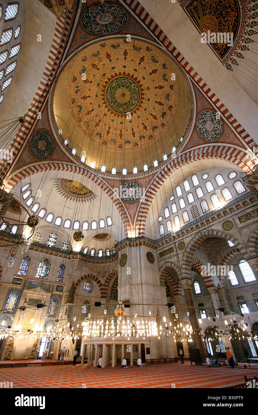 Türkei, Istanbul, Sueleymaniye Moschee Stockfotografie - Alamy