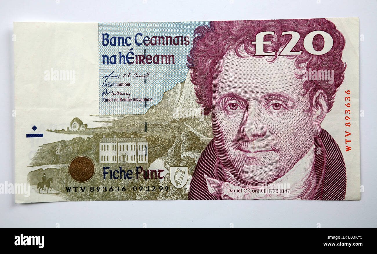 Old irish pound note -Fotos und -Bildmaterial in hoher Auflösung – Alamy