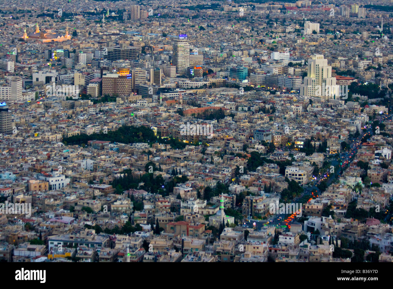 Damascus aerial view syria -Fotos und -Bildmaterial in hoher Auflösung ...