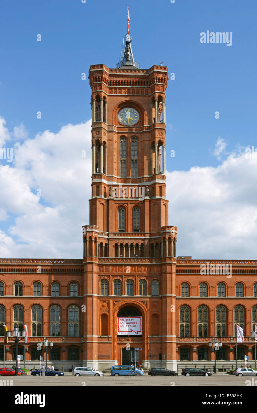 Deutschland, Berlin, Das Rote Rathaus, Deutschland, Berliner Roten ...
