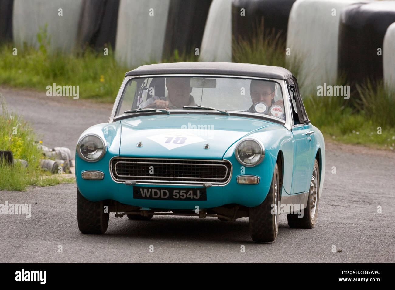 1971 MG Midget Oldtimer Autotest Rallye Knockhill Fife Schottland 2008 ...