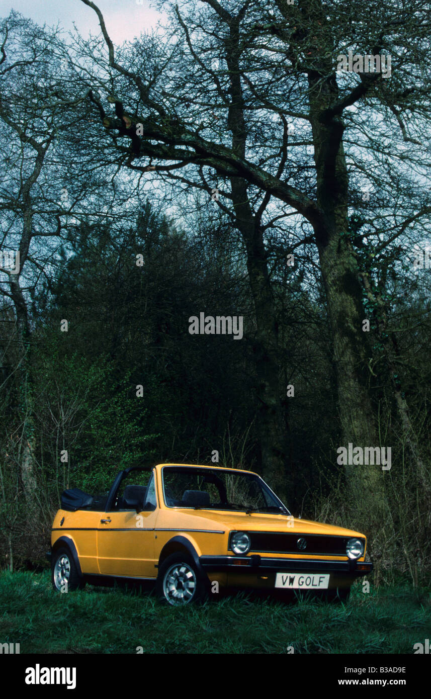 Volkswagen Golf Mk1 GLi Cabrio des Jahres 1983 Stockfotografie - Alamy
