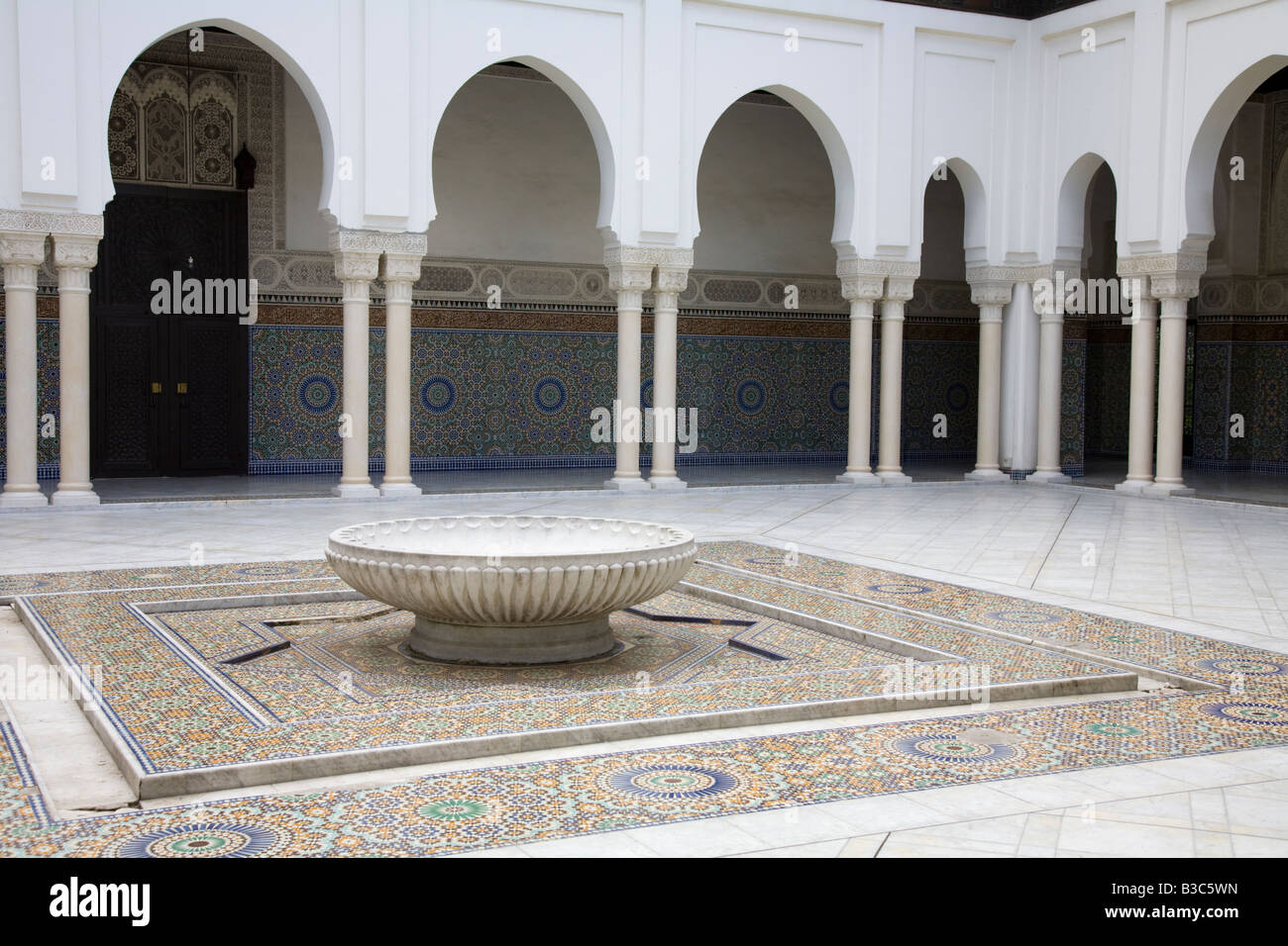 Die große Moschee von Paris, La Grande Mosquée de Paris Frankreich ...