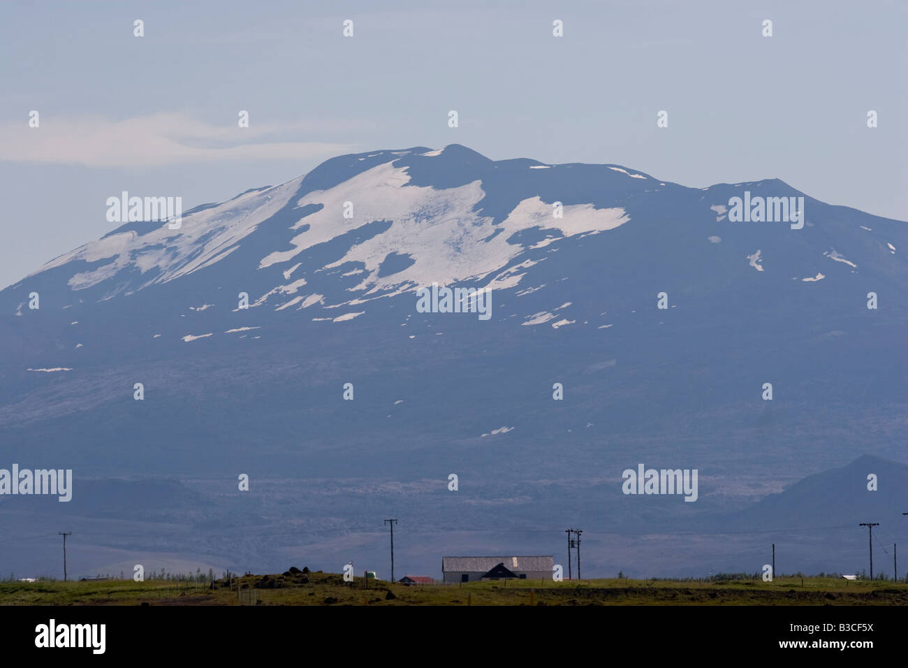 Aktiven Vulkan Hekla, Island Stockfotografie - Alamy