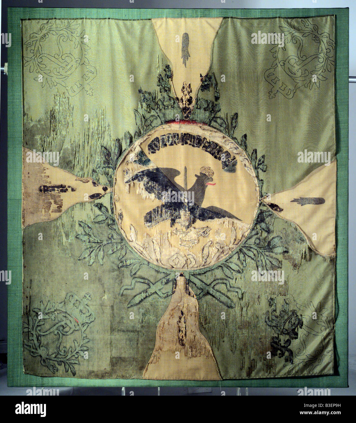 Militär, Farben & Penanten, Preßburg, Regimentsfarbe, 24. Infanterie ...