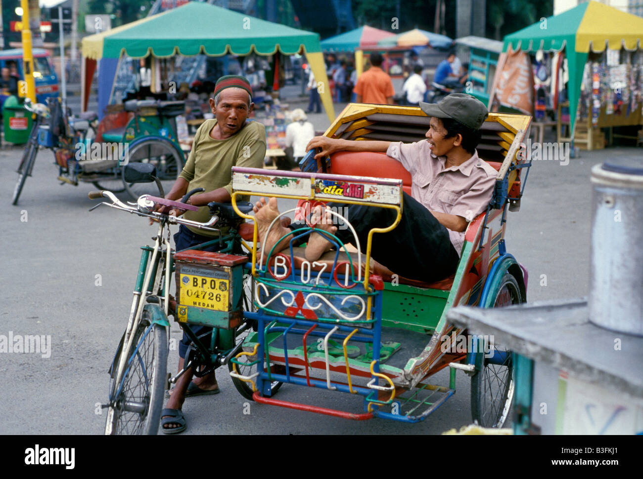 Becak medan sumatra -Fotos und -Bildmaterial in hoher Auflösung – Alamy