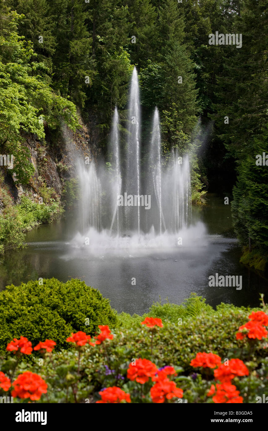 Butchart gardens versunkener garten ross brunnen -Fotos und -Bildmaterial in hoher Auflösung – Alamy