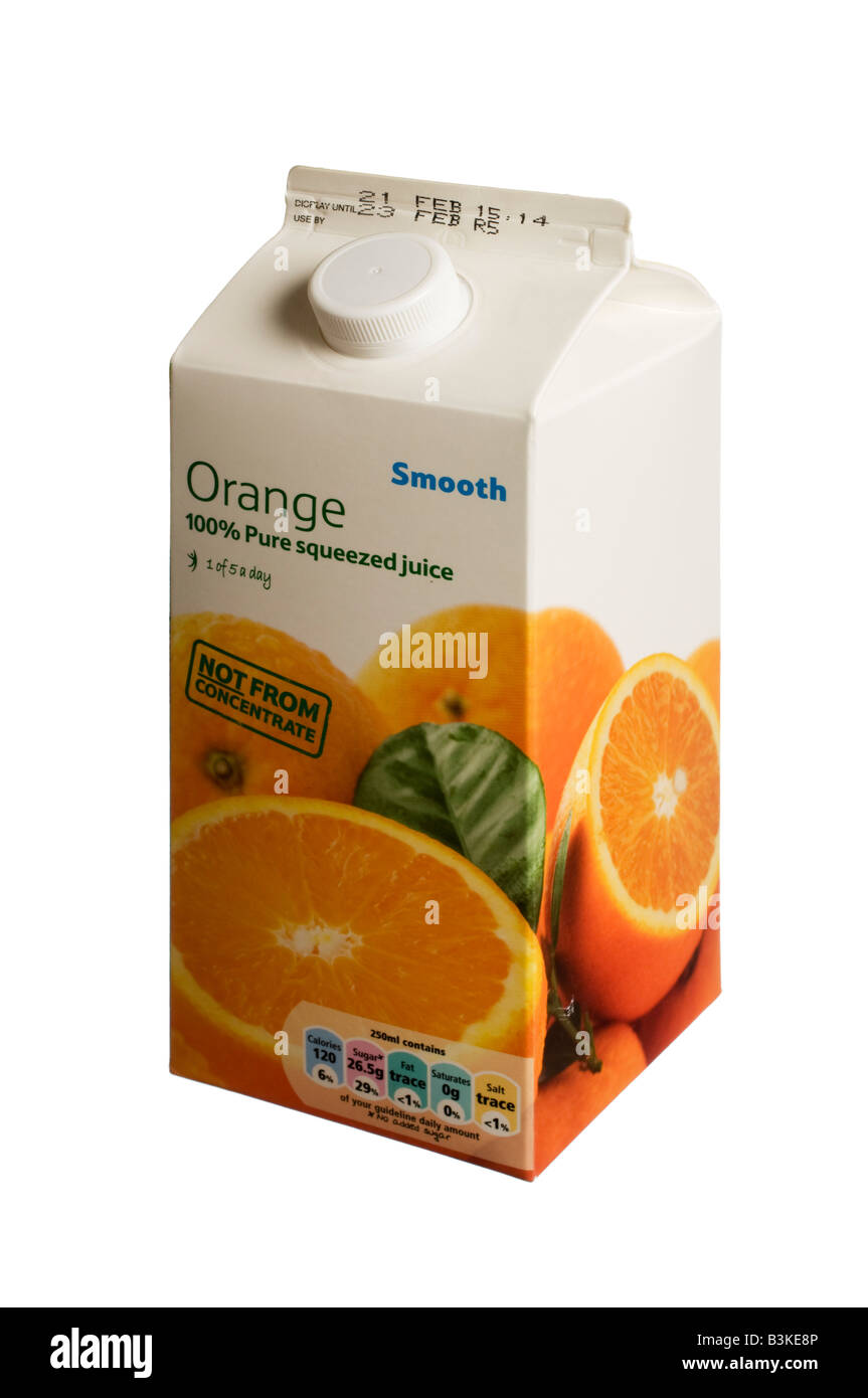 Fruit juice carton -Fotos und -Bildmaterial in hoher Auflösung – Alamy