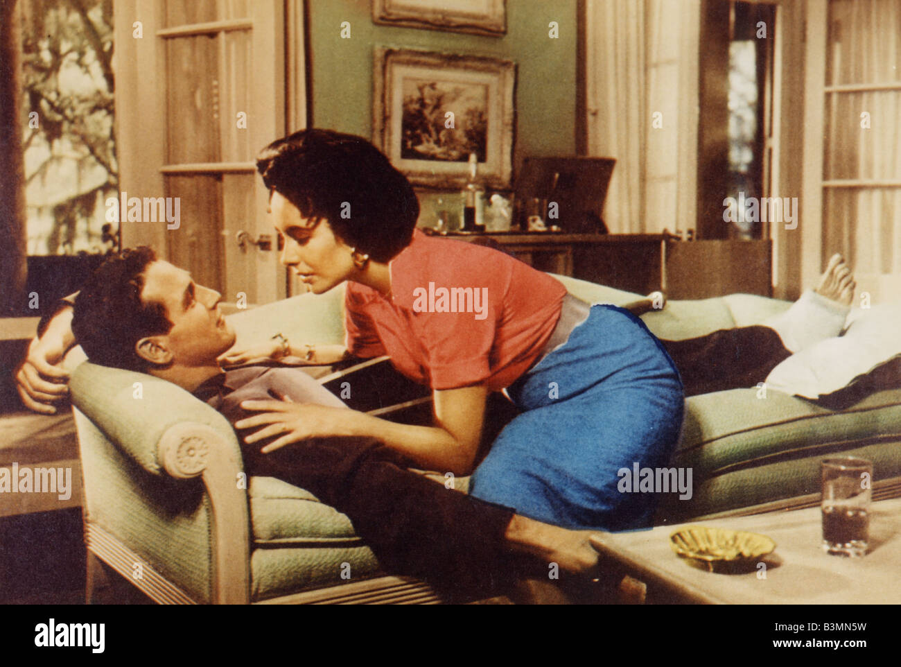 CAT ON A HOT TIN ROOF 1958 MGM Film mit Paul Newman und Elizabeth ...